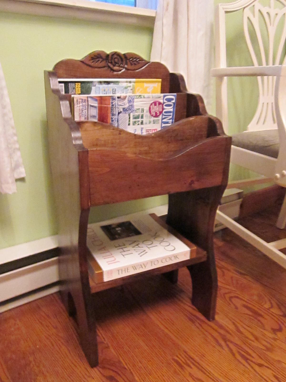 Eugenie's Woodworking Blog: Magazine Rack and Mail Organizer ...