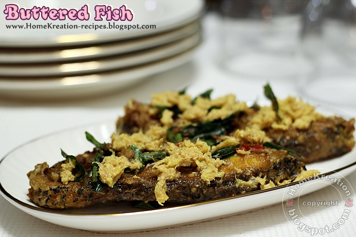 HomeKreation - Kitchen Corner: Buttered Fish