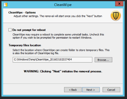 CleanWipe Symantec Steps for removal (With pictures)
