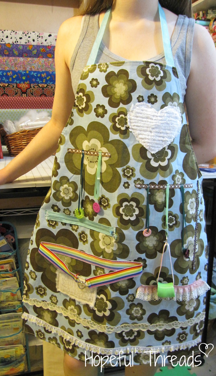 Hopeful Threads: A QUICK & EASY way to make a Fidget Apron for the July ...