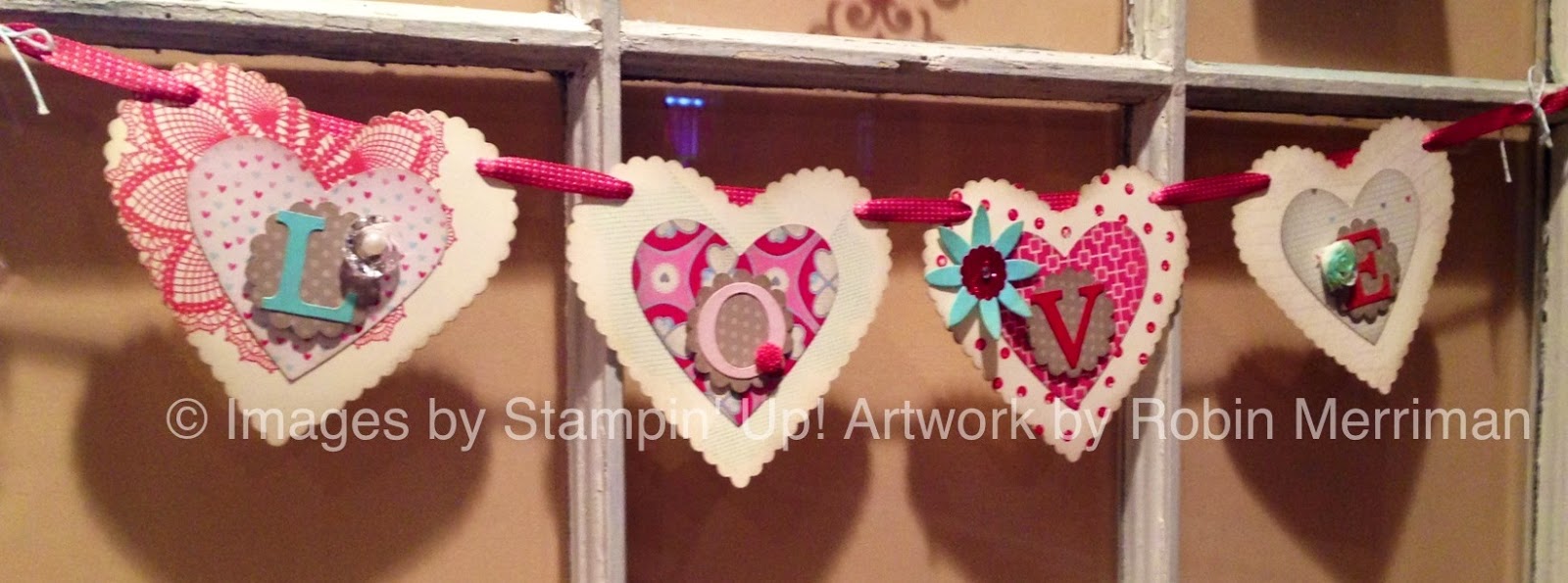 Trinity Designs: Easy Heart Banner!