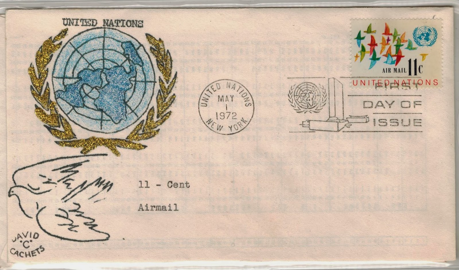 Postal History Corner: David Pritchard United Nations First Day Covers ...
