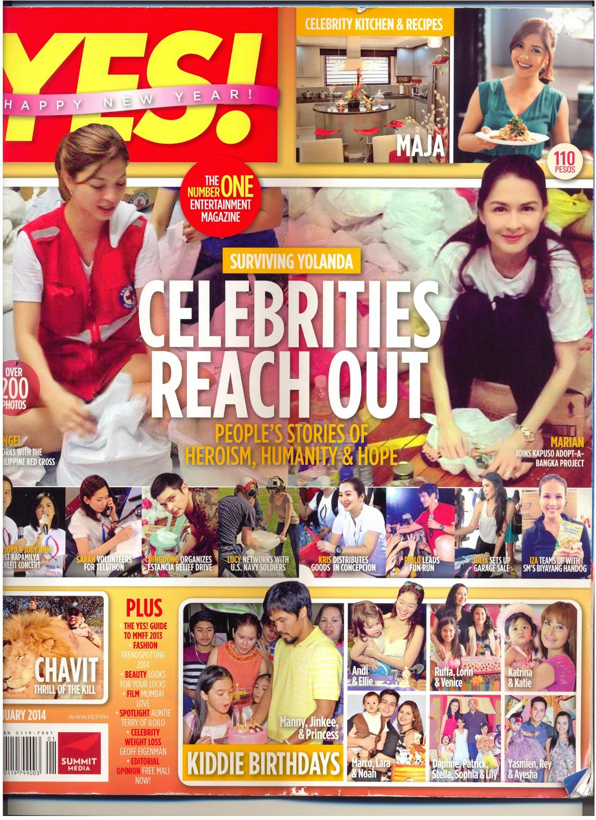 January 2014 | Campaign Ambassadress Marian Rivera lands on the cover ...