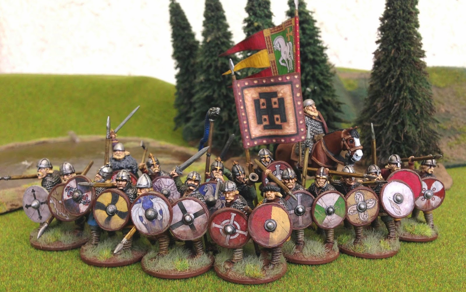 The Gamer's Table: Shieldwall, Army Banners and King Alfred