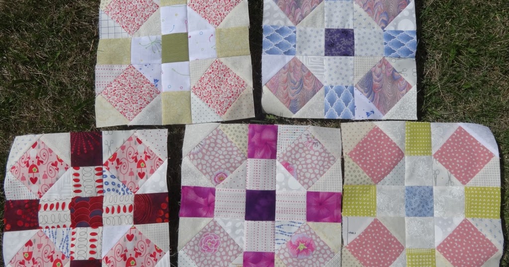Inch by Inch Quilting: Pink Cog quilt block