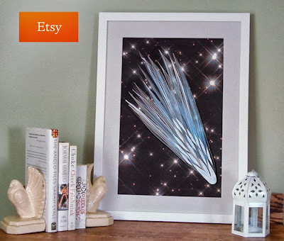 Yakawonis: Comet paper art