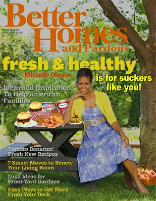 Political Bloat: Michelle Obama Better Homes and Gardens Magazine Cover