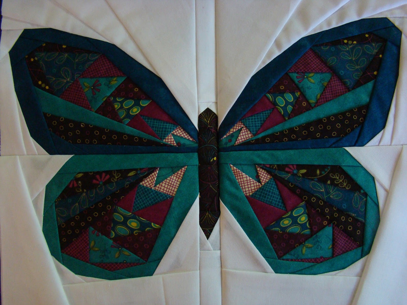 Slice of Pi Quilts: Butterfly Mini Quilt