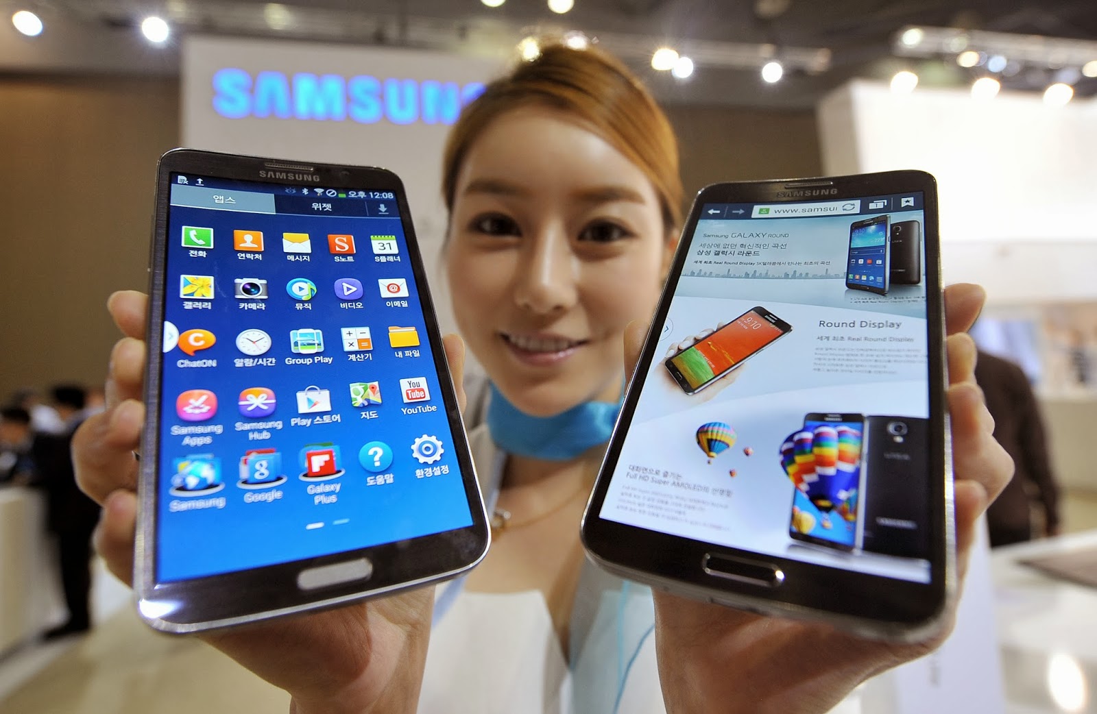 Samsung's first 'curved' smartphone Galaxy Round, a 5.7-inch - Images ...