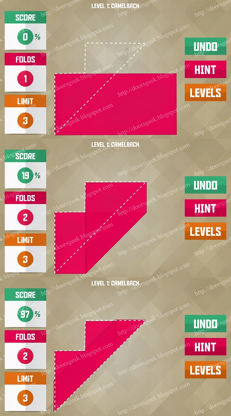 Paperama [Yama] Level 1 - Camelback ~ Doors Geek