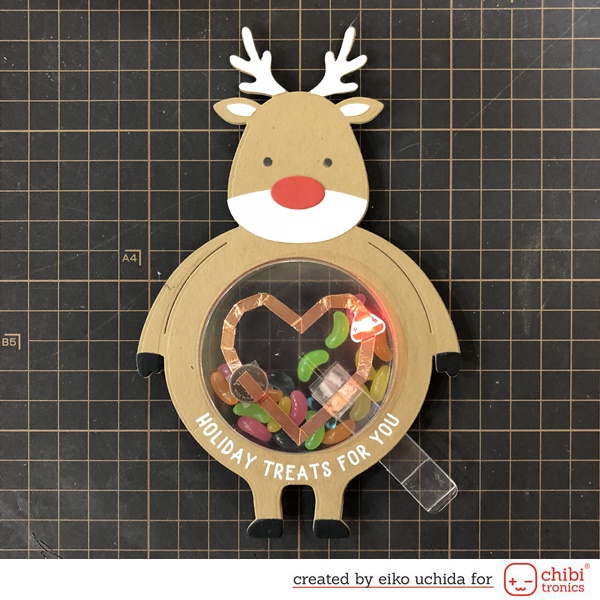 How to make light up see-through circuit potbelly tag. | 永研クラフト実験室 ...