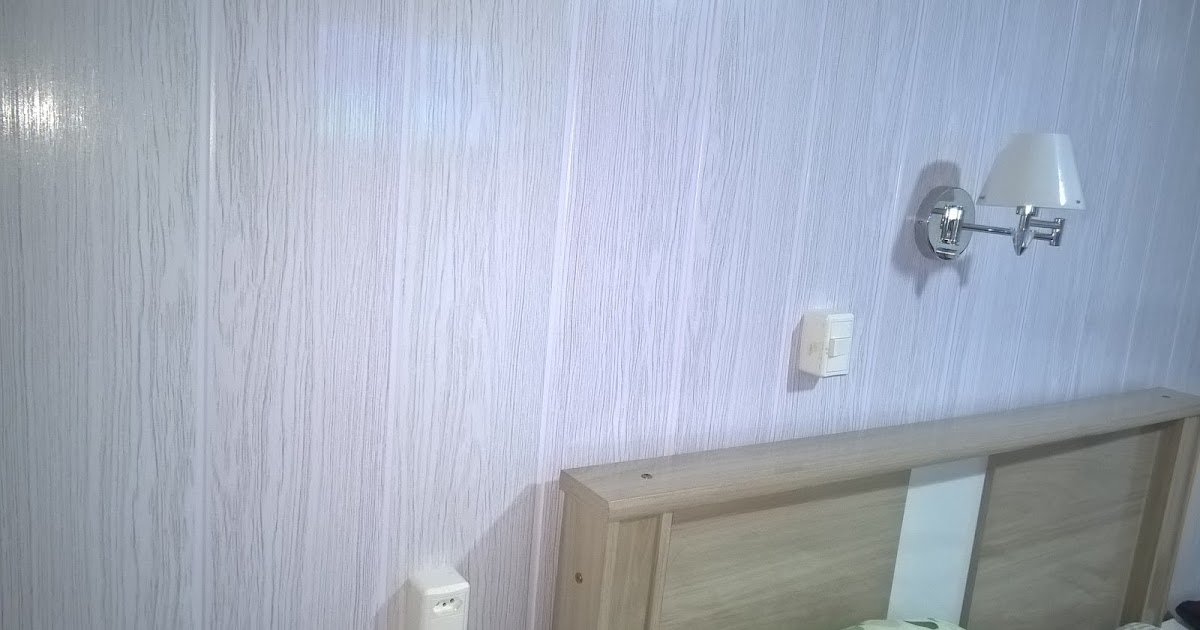 Painéis de PVC nas paredes