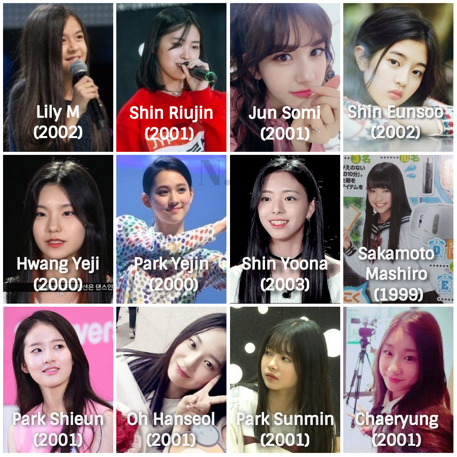 [PANN; E-TALK] Posibles miembros del nuevo grupo femenino de JYP + Visual de una actriz rookie ...
