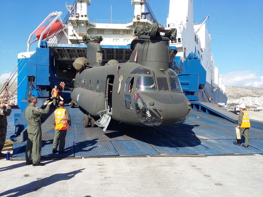 GREECE RECEIVES FIRST CH-47 CHINOOK HELICOPTER - Blog Before Flight ...