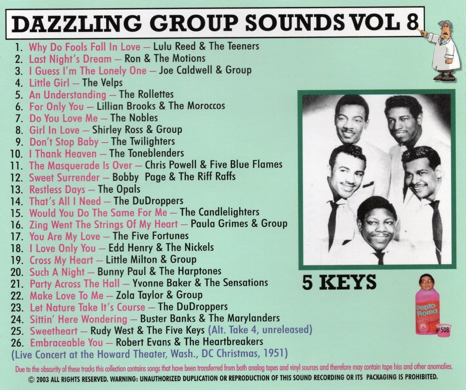 Doo Wop n Soul Oldies: Dazzling Group Sounds