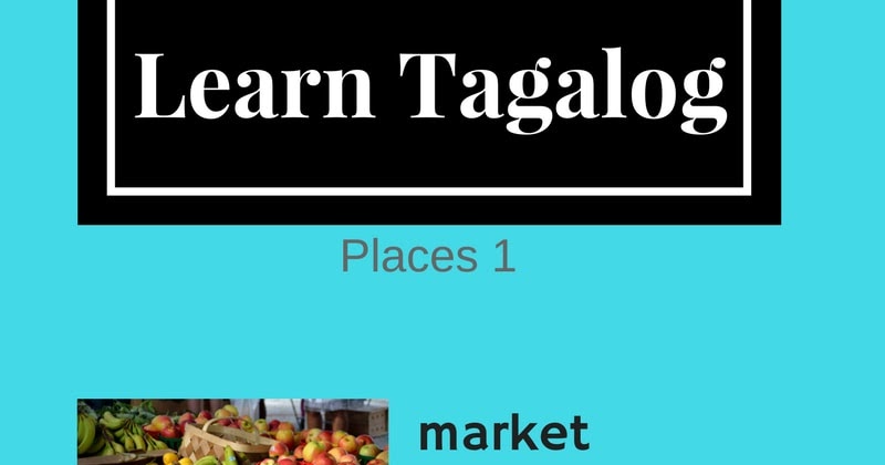 Places in Tagalog.