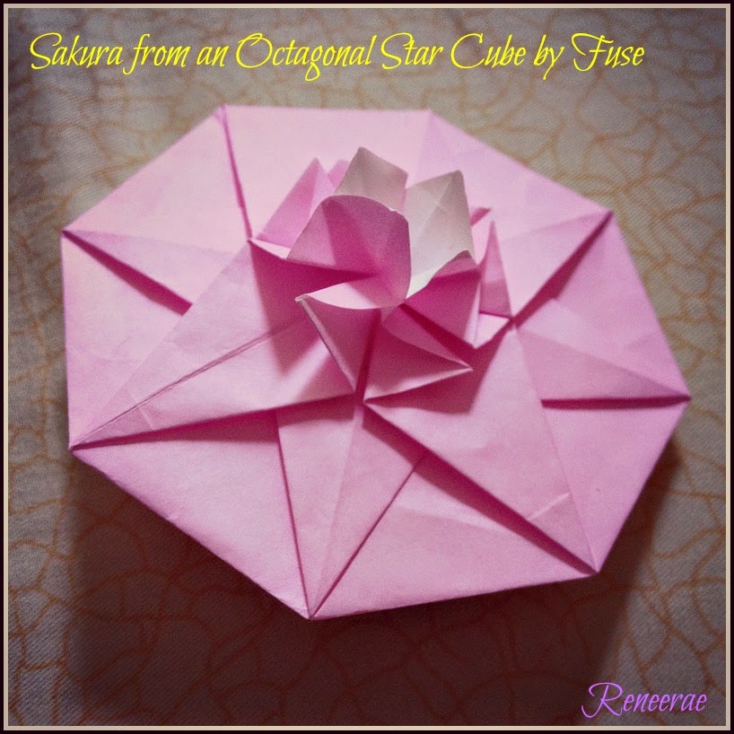 Life's Simple Pleasure: Origami Creations - Sakura from an Octagonal ...