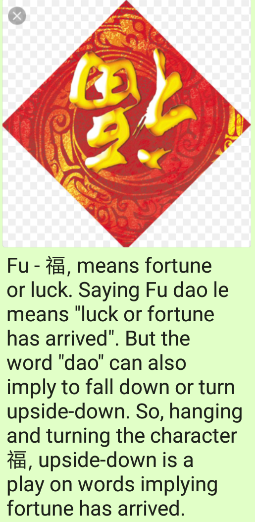 Under The Angsana Tree: Fú Dào Le 福到了2019