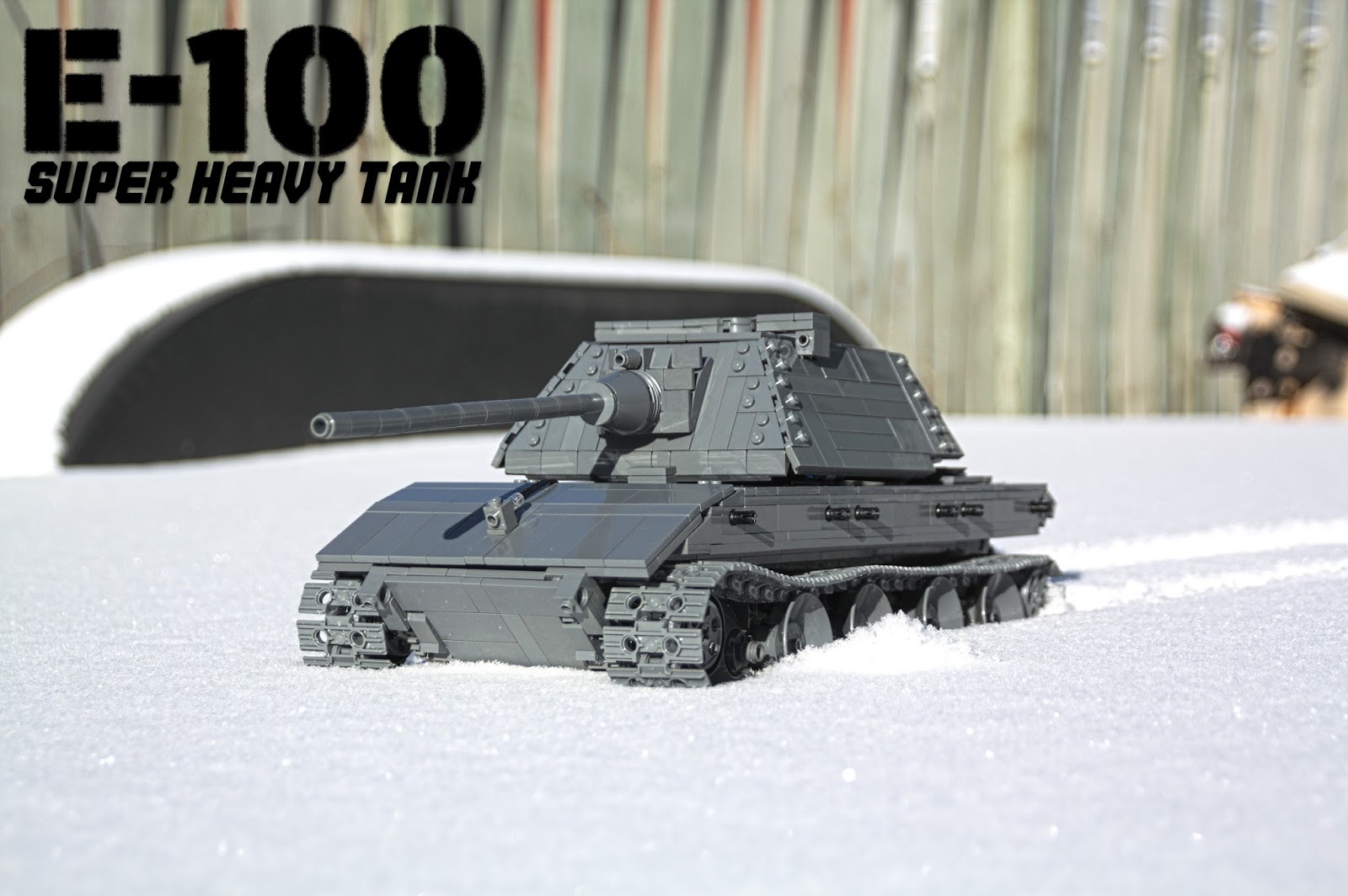 Tommy Styrvoky's MOCs: E-100 super heavy tank
