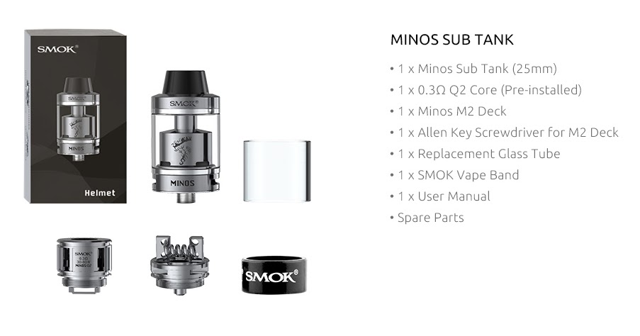 mod an tank : Minos Sub Ohm Tank by Smok Review