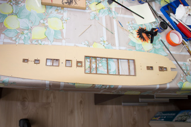 Sailing Ship Models: USS Constitution - Preparing the Spar Deck