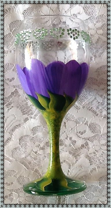 Taller de Artesanía - Página Principal: COPAS DE CRISTAL PINTADAS CON ...