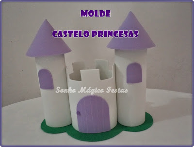 Cantinho da Arte: Molde Castelo de Eva