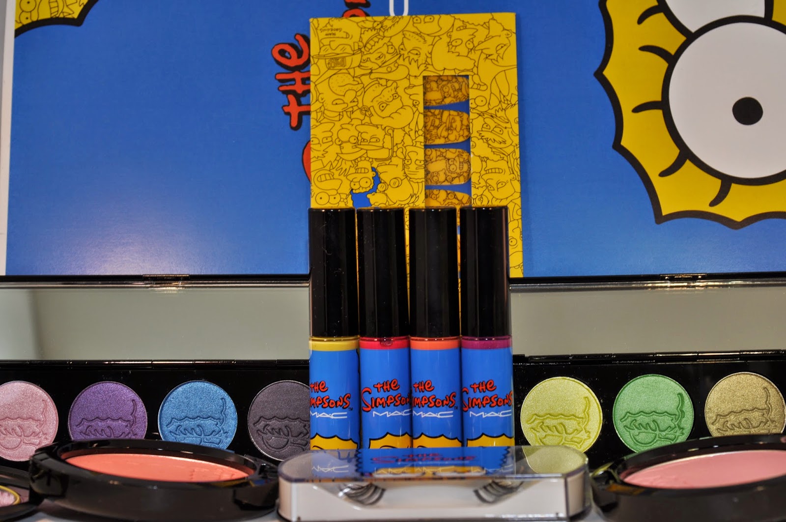 MAC The Simpsons Collection Swatches, Video Review - The Shades Of U