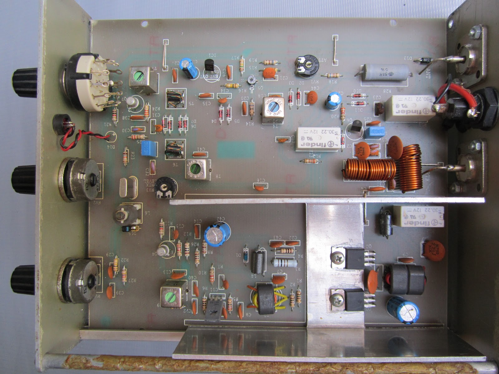 Projetos e Transceptores.: Schematic ou Esquema Transverter TR45 Alan