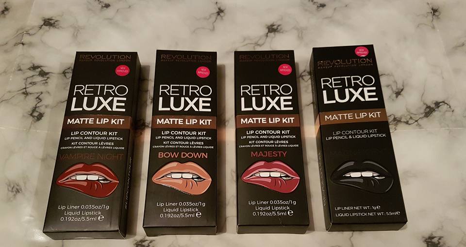 The Makeup Junkie's Diary: Makeup Revolution Retro Matte Lip Kits