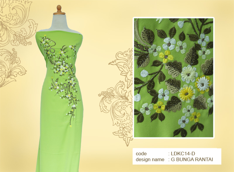 Bunga Rantai D | Aleesya Sulam Collection