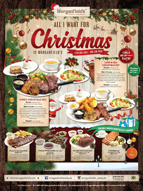 ALL I WANT FOR CHRISTMAS IS MORGANFIELD'S PROMOTION | Malaysian Foodie