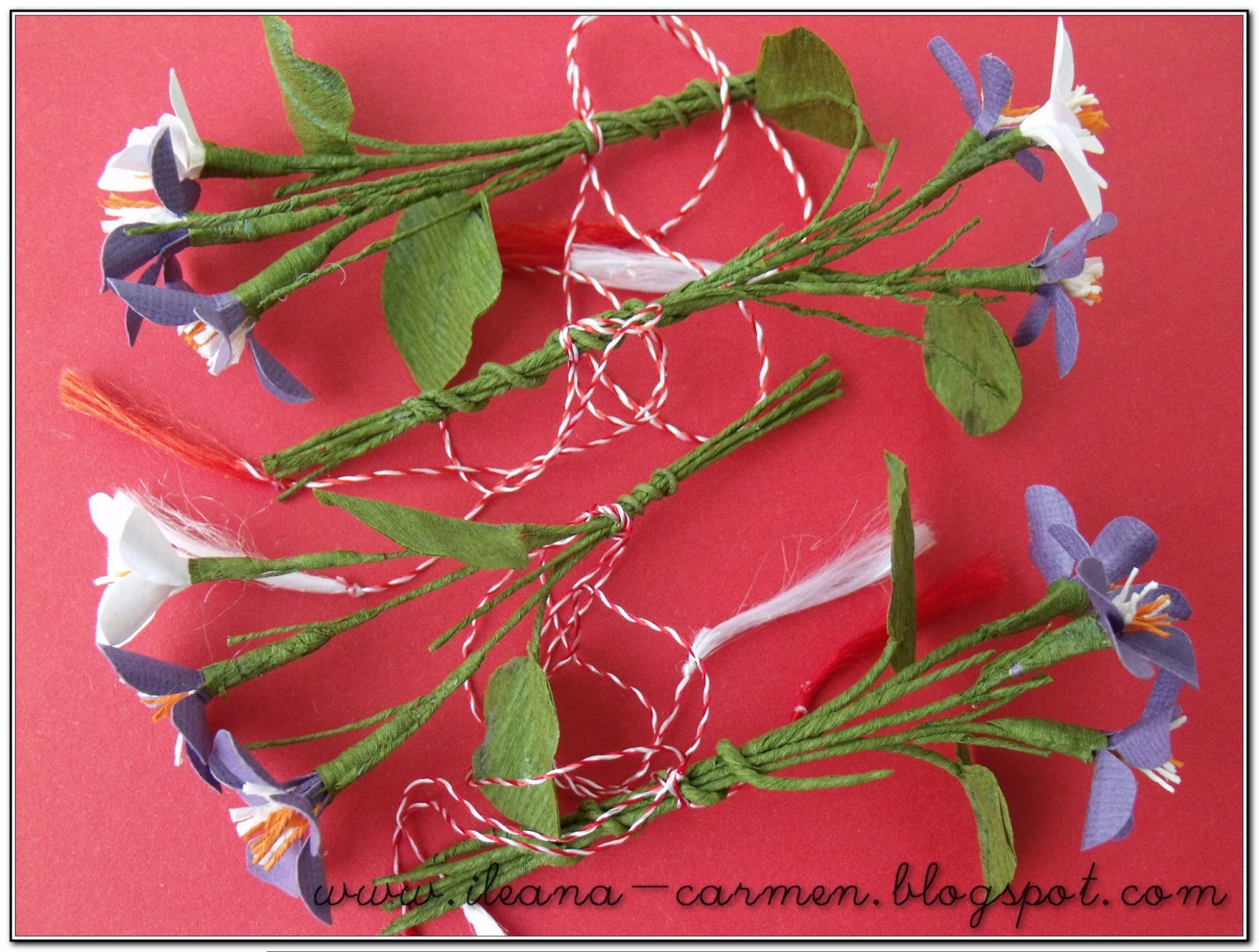 hobbies: TUTORIAL - Bouquet of Paper Violets