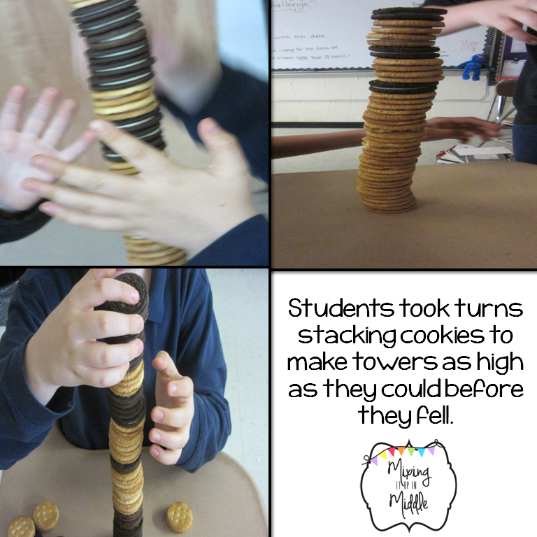 Mixing it up in Middle! : Cookie Towers, Interpreting Data, and a GIVEAWAY!