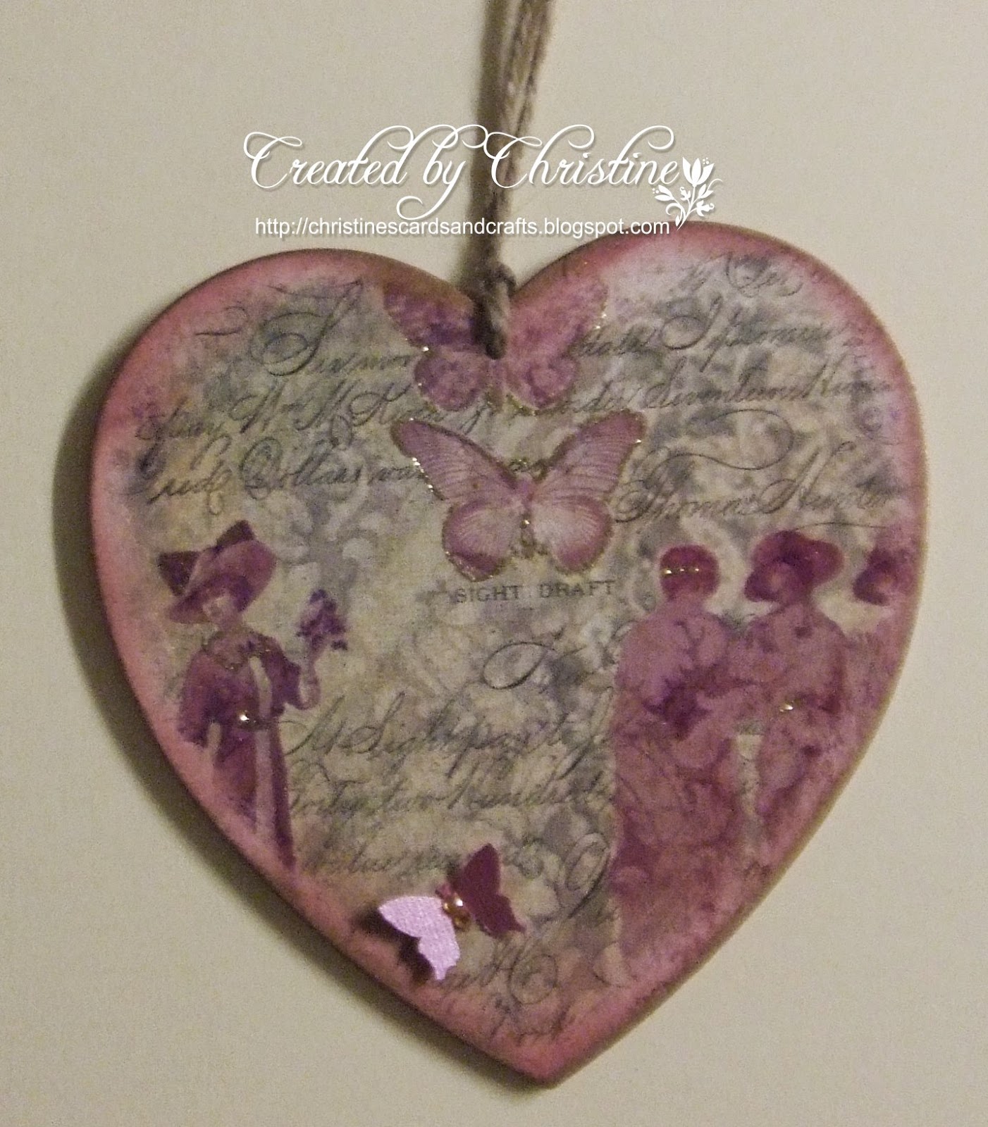 Christine's Cards and Crafts: MDF Hearts
