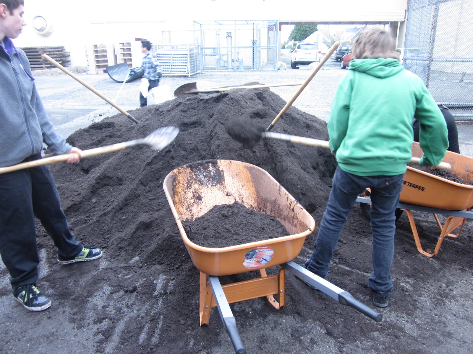 Stewart Community Garden: New Tagro Soil!