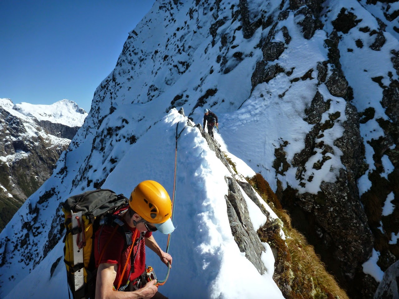 Mulvany Adventures: Winter Ascent of Mitre peak