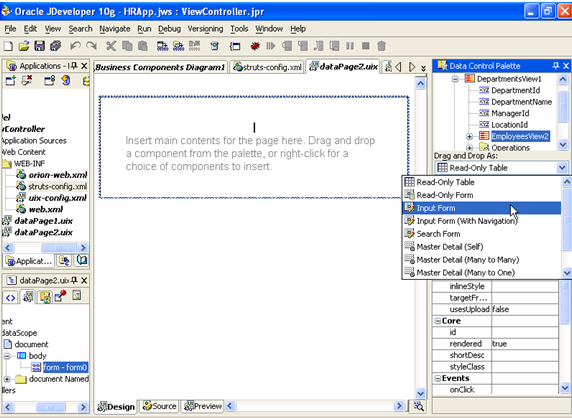 Pradipta's Oracle Application : Application Development Framework (ADF)