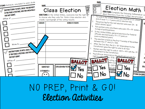 Kelly McCown: Election Math Activities