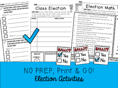 Kelly McCown: Election Math Activities
