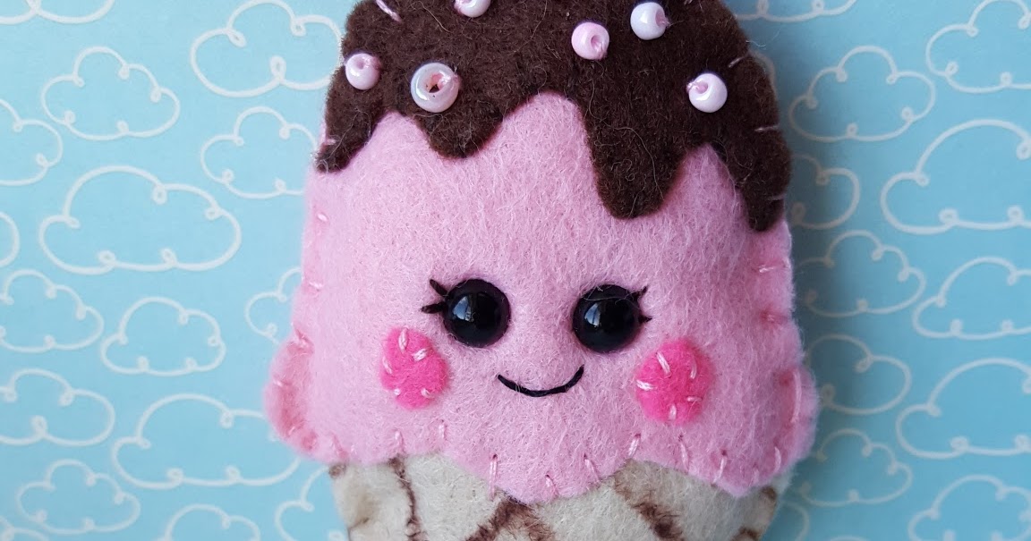 Miss Mouse Makes: Ice Cream Plushie - Summer Collection