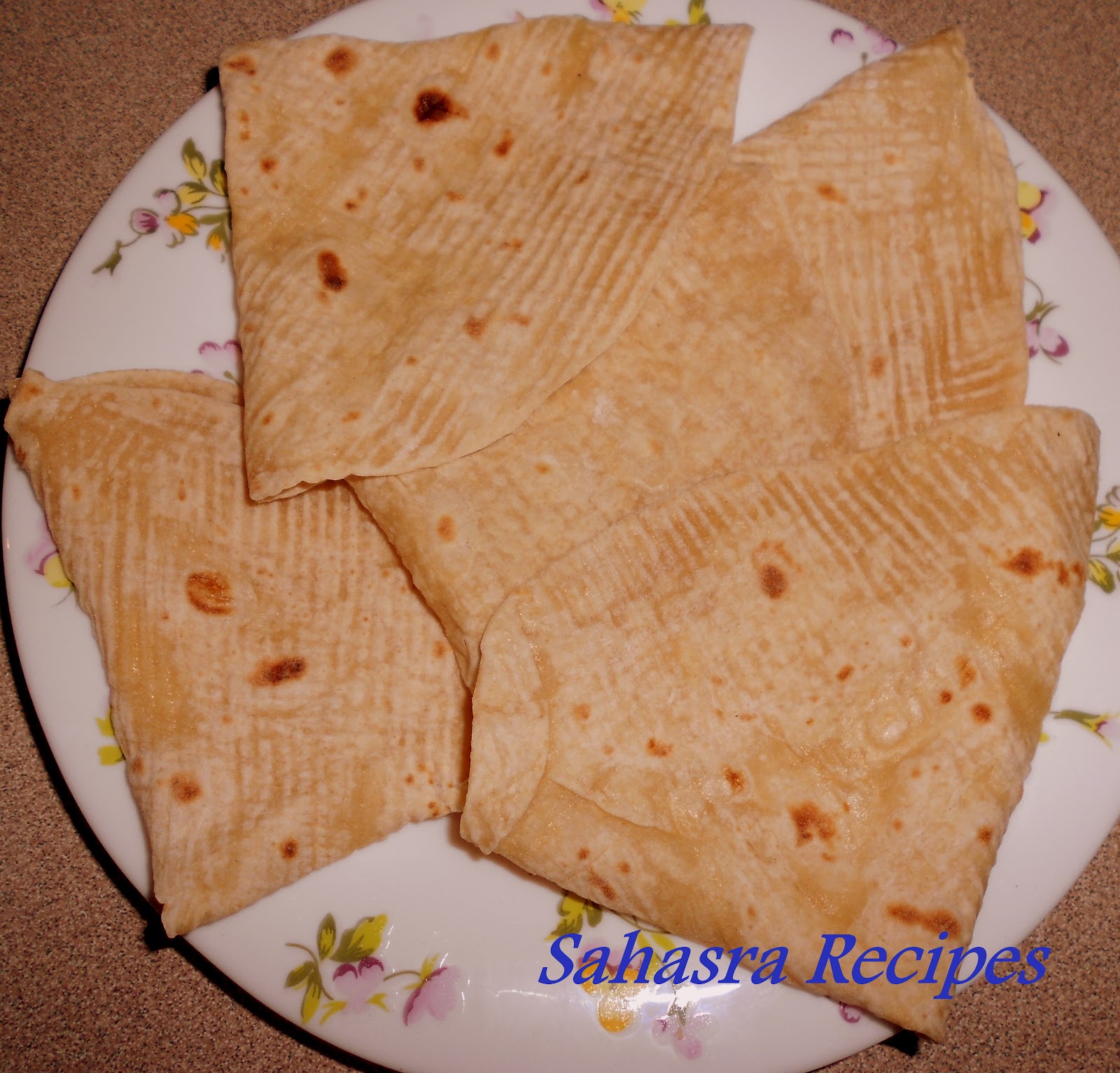 Sahasra Recipes: Rumali Roti
