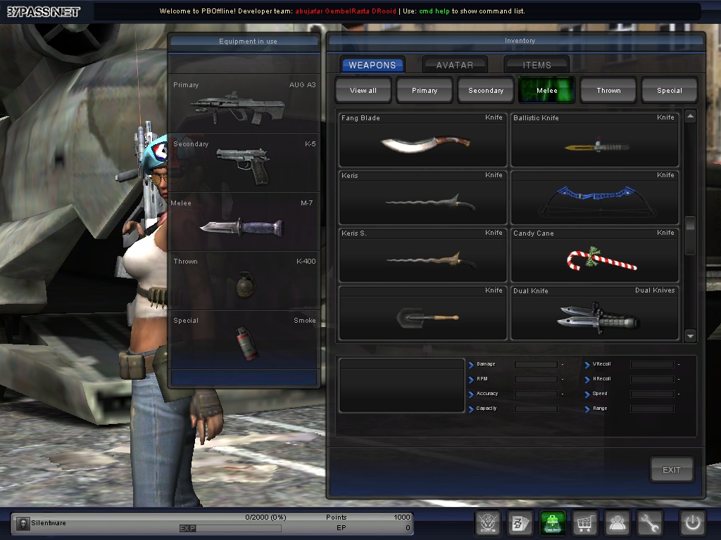 PB Offline Weapon Patch - Silentware