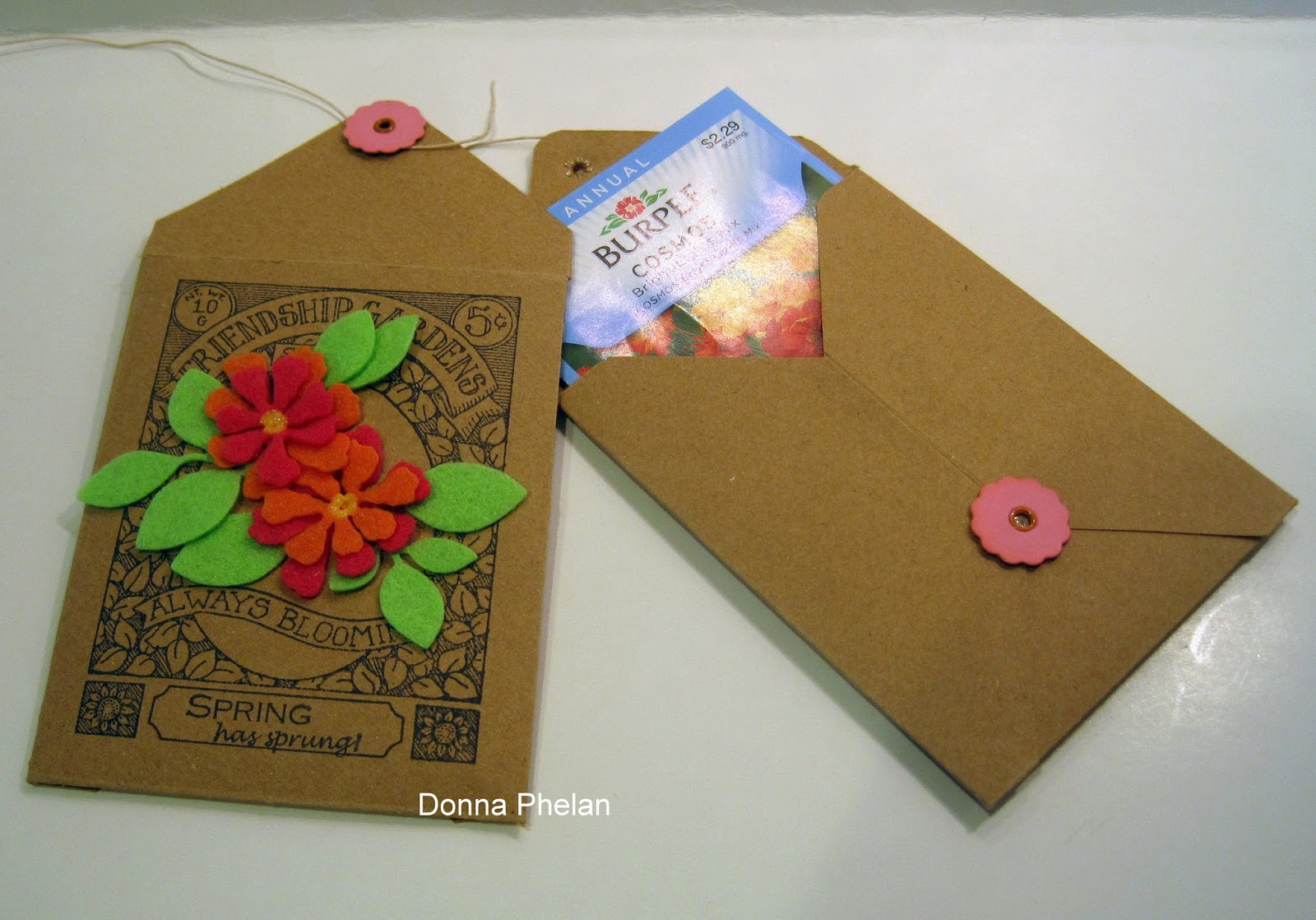Crafting By The Beach: Seed Packets