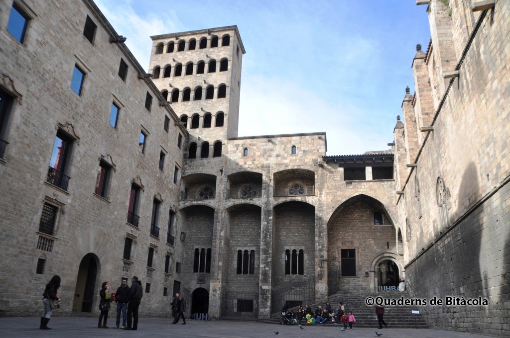 La plaza del Rey de Barcelona ~ Quaderns de bitàcola