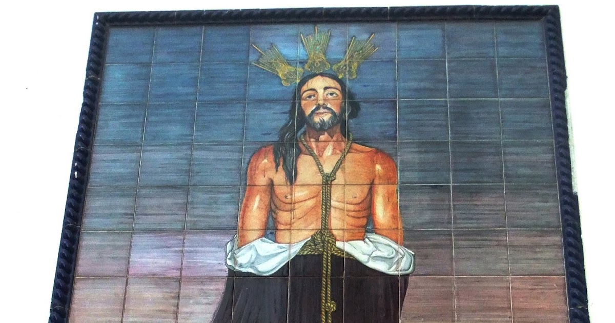 Mosaicos : 3.484.- Mosaico de Ntro. Padre Jesús del Santo Suplicio. Málaga.