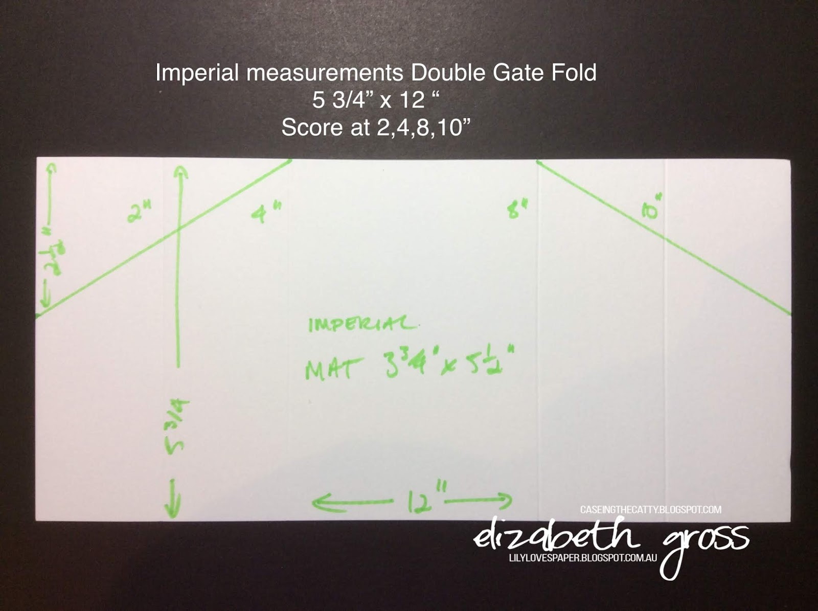 TUTORIAL - Fancy Fold DOUBLE GATE FOLD - perfect way to use up DSP