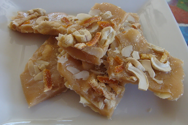 Lili popotte: Caramel croquant aux noix et à l'orange