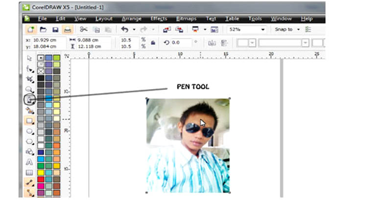 one dream: Changing Photo become Cartoons I am using CorelDraw X5