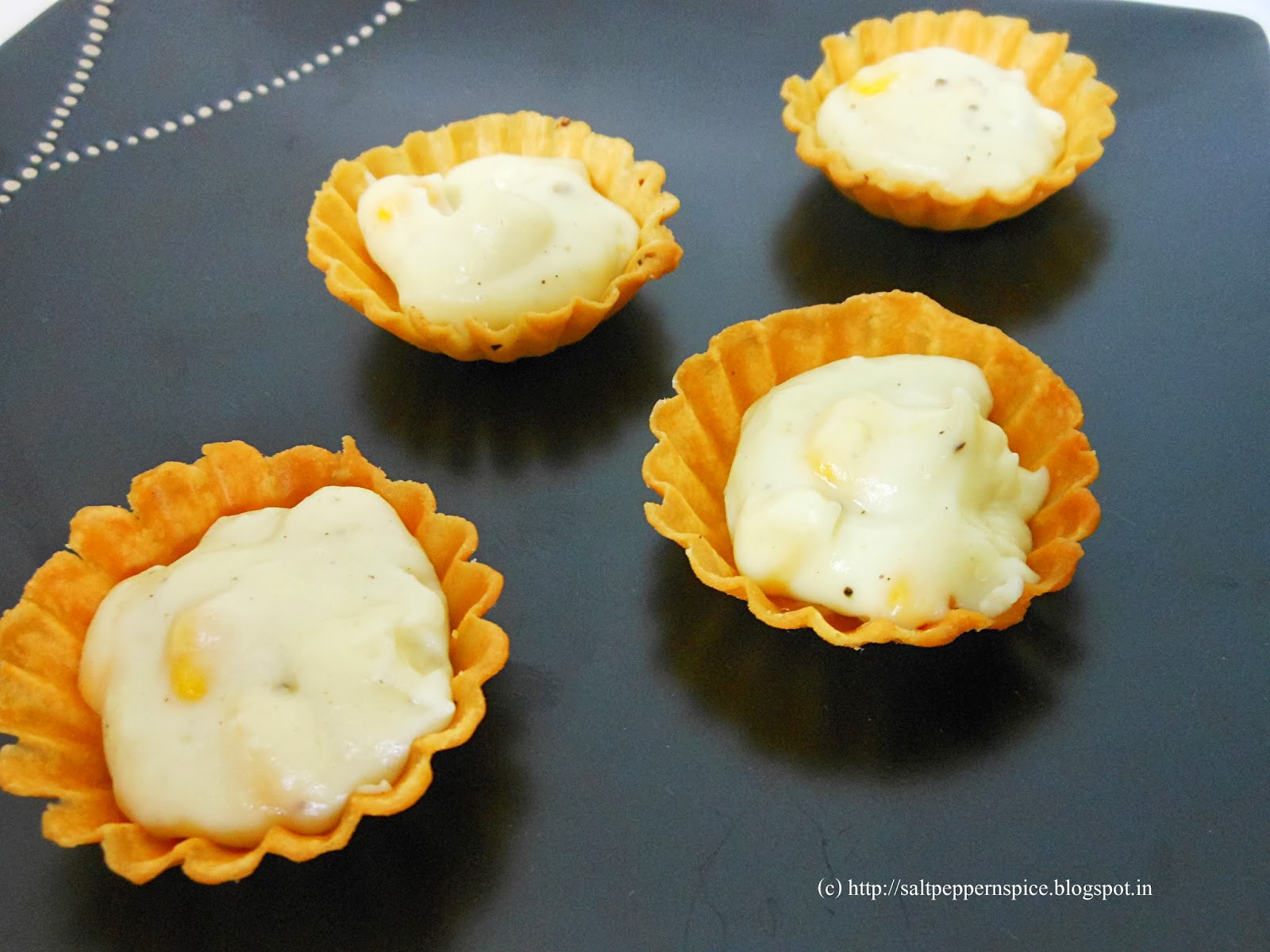 Salt and Pepper (With a Lot of Spice!): Cheesy Sweet Corn Canapés